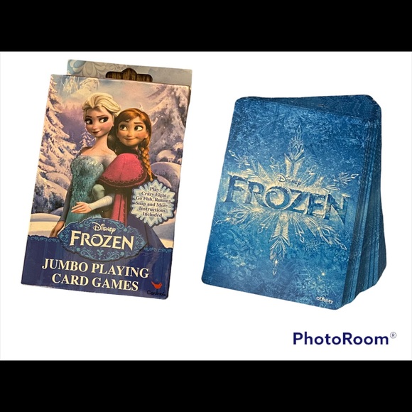 Disney | Toys | Disneys Frozen Jumbo Playing Cards | Poshmark